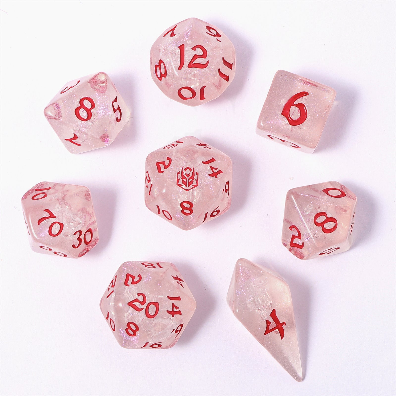 8 PCS Polyhedral RPG Dice set - Winter Solstice – HYMGHO Dice
